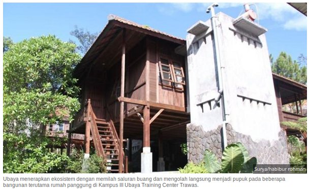 Ecosan, Konsep Sanitasi Dikembangkan Ubaya Training Center ...