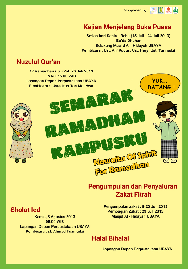 UKKI ubaya mengadakan Semarak Ramadhan Kampusku - Universitas Surabaya ...