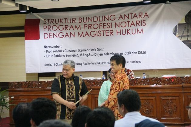 FH Ubaya Jadi Tuan Rumah Diskusi Revisi Pendidikan Kenotariatan ...