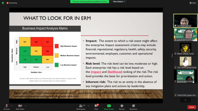 Bahas ERM Bersama FBE Ubaya - Universitas Surabaya (UBAYA)