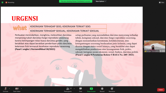 Lawan Kekerasan Seksual dengan Edukasi - Universitas Surabaya (UBAYA) Lawan Kekerasan Seksual dengan Edukasi - Universitas Surabaya (UBAYA)