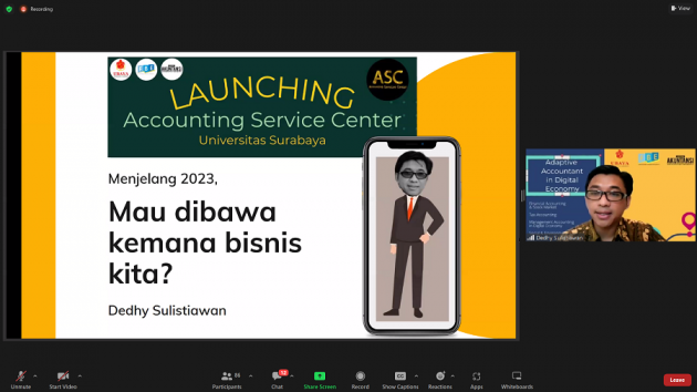 FBE Ubaya Luncurkan Accounting Service Center, Wadah Kolaborasi antara ...