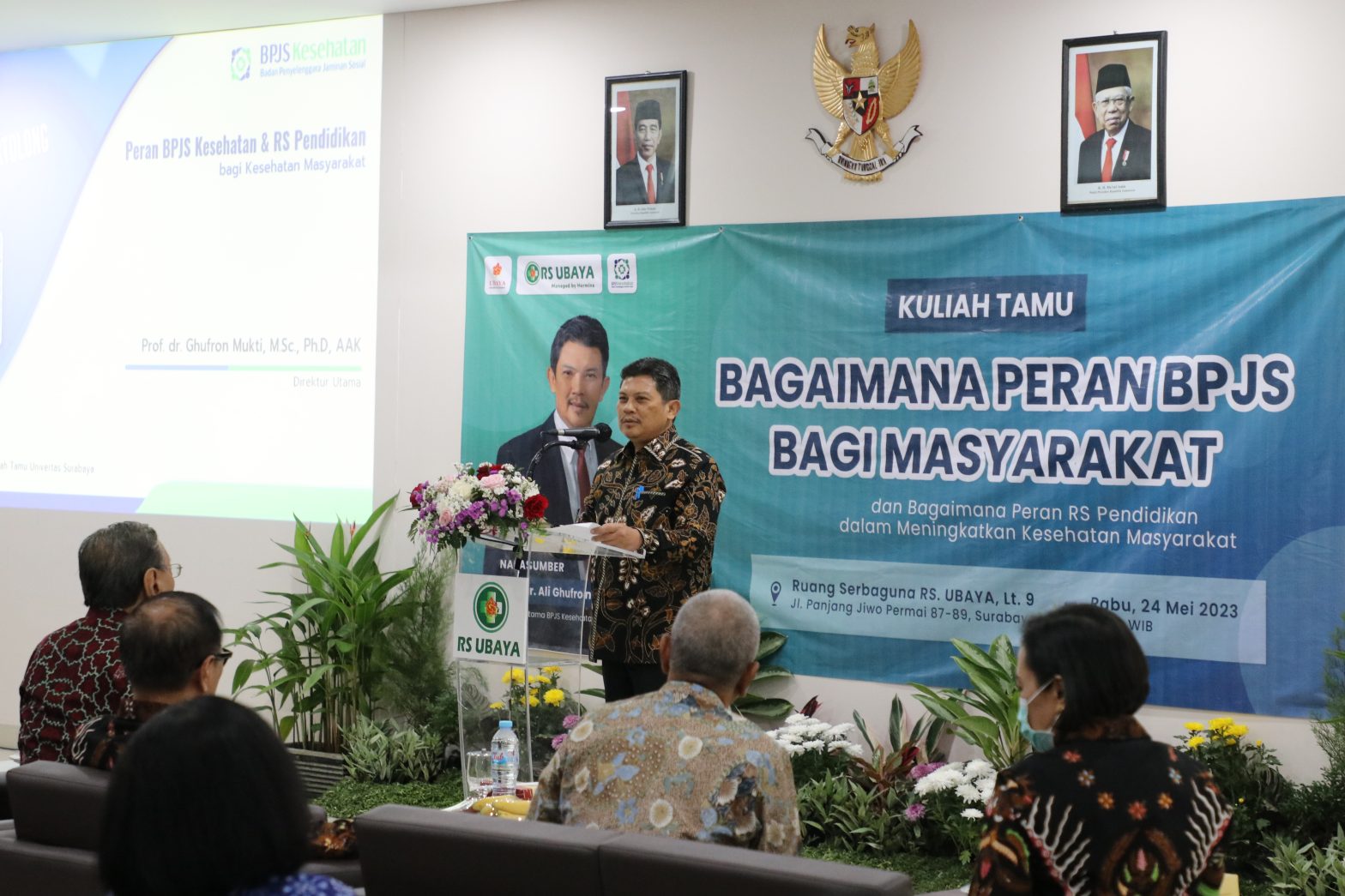 Ubaya Bersama RS Ubaya Gelar Kuliah Tamu, Hadirkan Direktur Utama BPJS ...