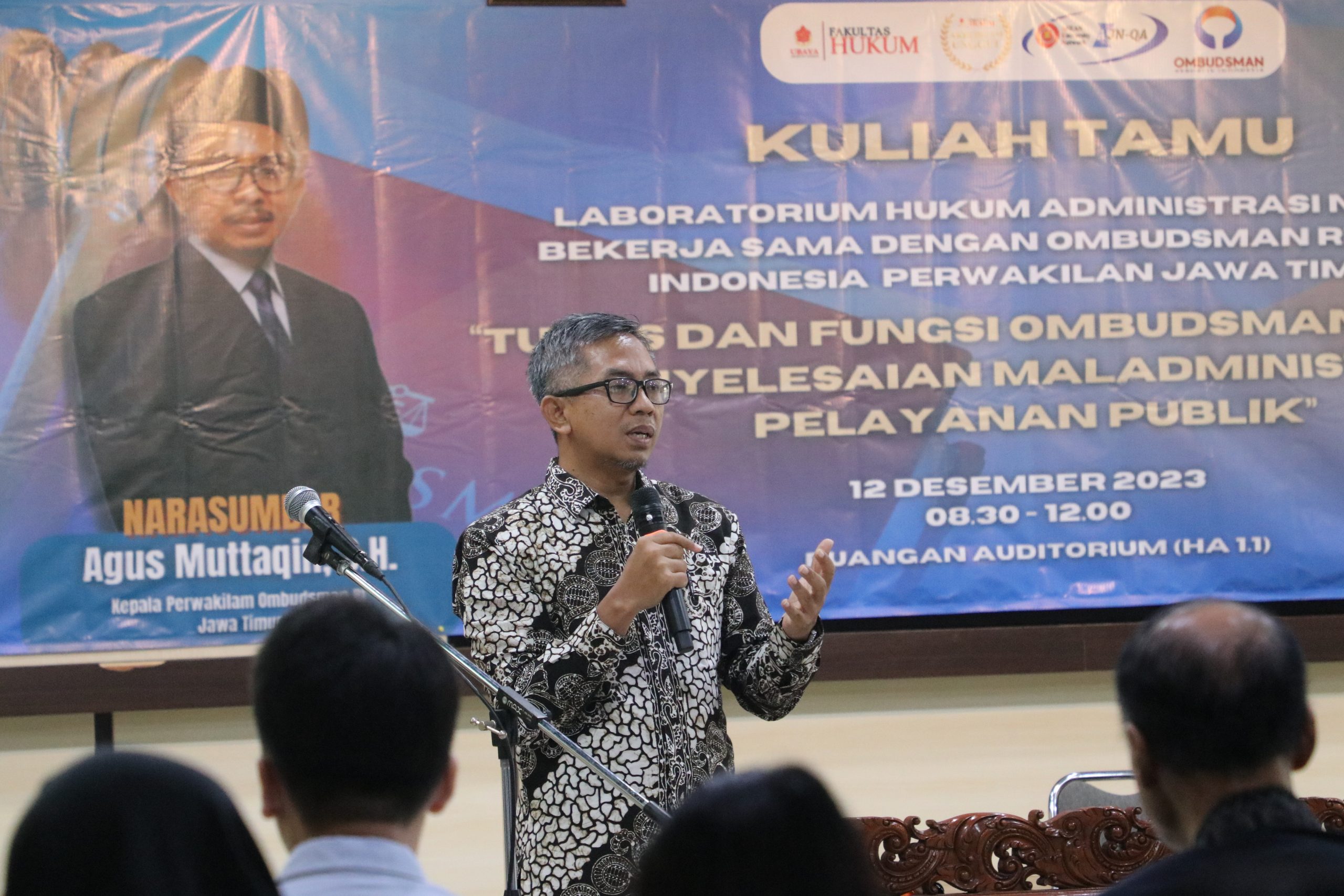 Bahas Hukum Administrasi Negara, FH Ubaya Hadirkan Ombudsman ...